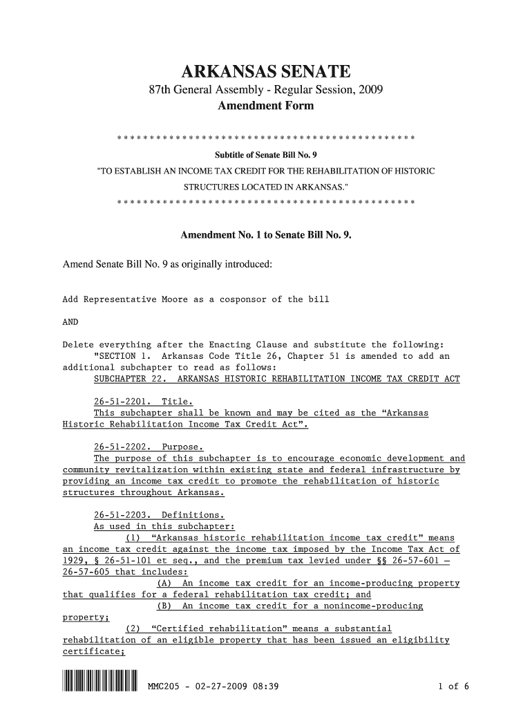 ARKANSAS SENATE - Arkansas General Assembly - arkleg state ar us iii ...