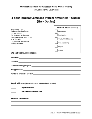 Fillable Online uc Outline - University of Cincinnati Fax Email Print ...