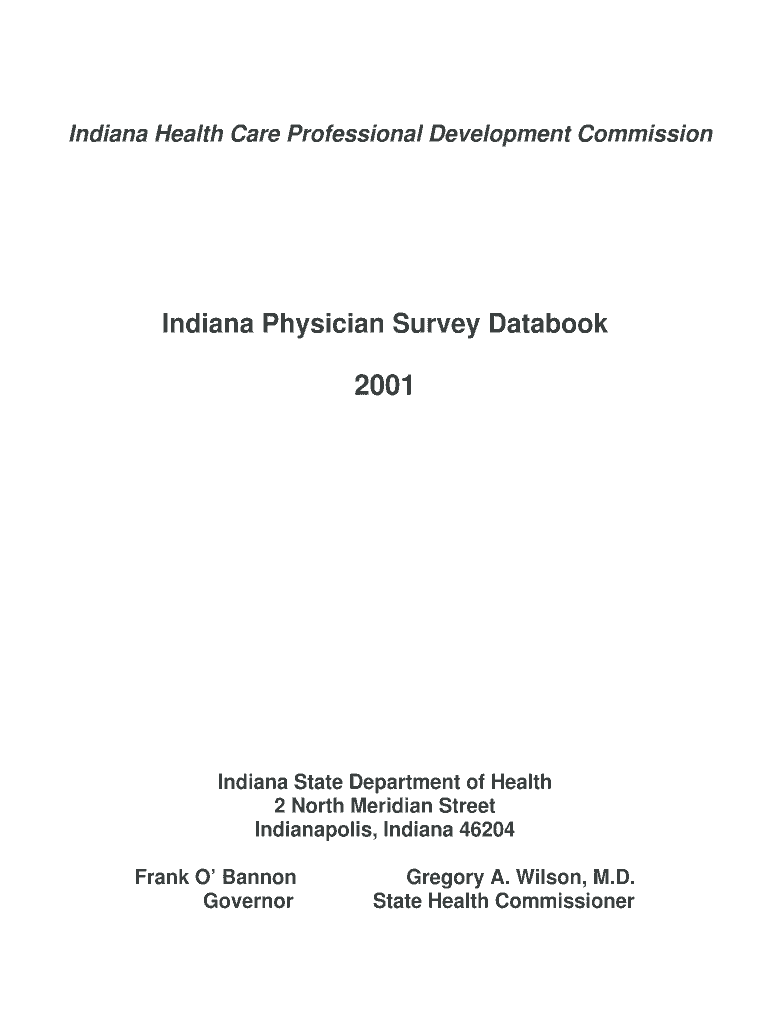 Fillable Online hawaii Indiana Physician Survey, 2001 Fax Email Print ...