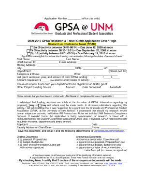 Fillable Online unm Application Number (office use only) - unm Fax Email Print - pdfFiller