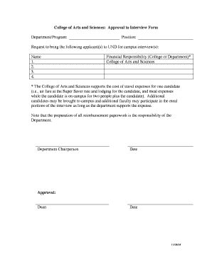 Fillable Online arts-sciences und College of Arts and Sciences ...