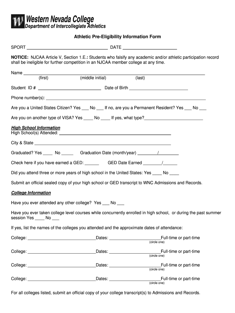 2201 W College Parkway Carson City NV 89703 Phone (775) 445-3277 Fax (775) 445-3147 www - wnc ...