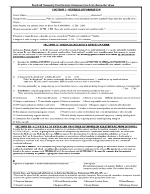 Fillable Online Appleton Ambulance Signature Form - Appleton Ambulance ...