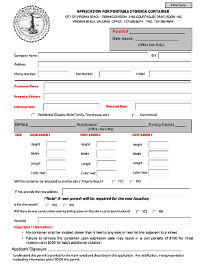 Fillable Online APPLICATION FOR A PERMIT TO Fax Email Print - pdfFiller