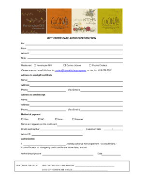 Fillable Online Gift Certificate Template - Fill Out and Sign Printable ...