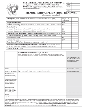 Fillable Online MEMBERSHIP APPLICATION / RENEWAL - Erinrac Fax Email ...