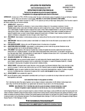 Fillable Online application for registration under controlled ...