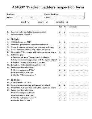 Fillable Online dpnc unige Ladder visual inspection form - dpnc unige ...