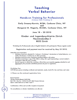 Fillable Online aba-parents Infoblatt Workshop Carbone 10 e - ABA ...