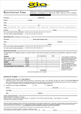 Fillable Online symposium REGISTRATION FORM - Symposium - symposium Fax ...
