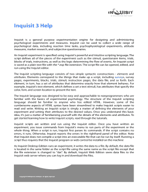 Fillable Online net-eng Inquisit 3 Help - NET Engineering - net-eng Fax ...