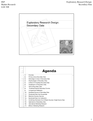 Fillable Online Exploratory Research Design: Fax Email Print - pdfFiller