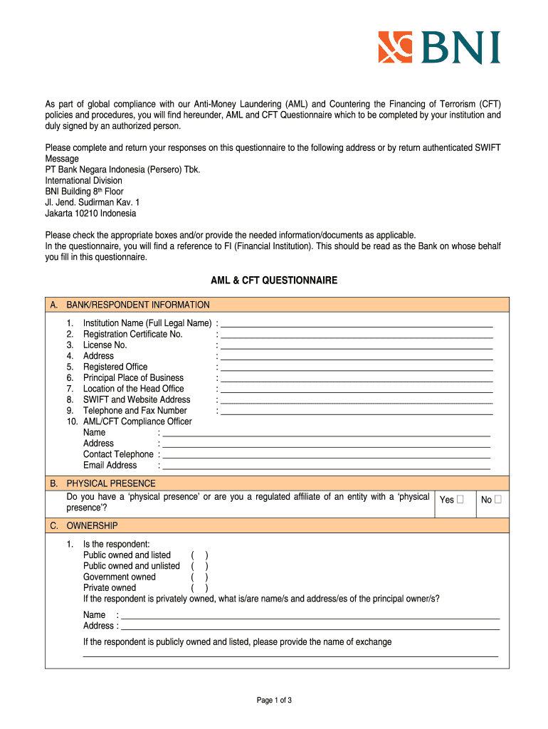 Fillable Online As part of global compliance with our Anti-Money ...