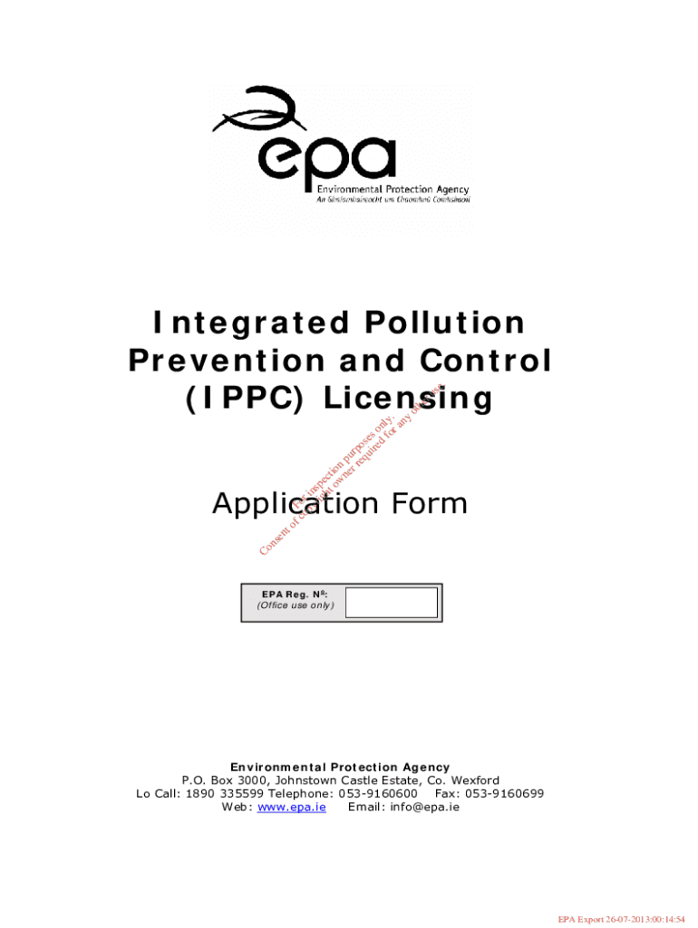 Fillable Online ippc application form.doc Fax Email Print - pdfFiller