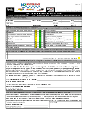 Fillable Online NZPBF medical Form Fax Email Print - pdfFiller