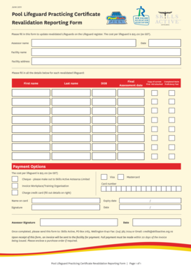 Fillable Online Download a copy of the Revalidation Reporting Form Fax Email Print - pdfFiller
