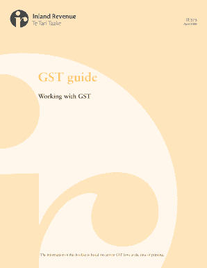 Fillable Online Working with GST Fax Email Print - pdfFiller