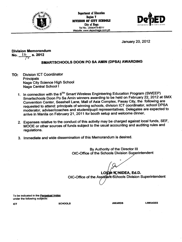 Fillable Online Untitled - DepEd Naga City Fax Email Print - pdfFiller