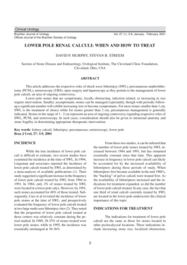 Fillable Online Lower pole renal calculi: when and how to treat ...