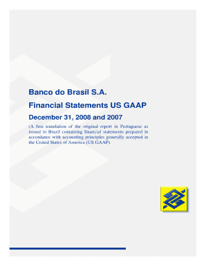 Fillable Online Financial Statements US GAAP Fax Email Print - pdfFiller
