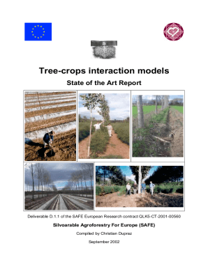 Fillable Online www1 montpellier inra Tree-crops interaction models ...