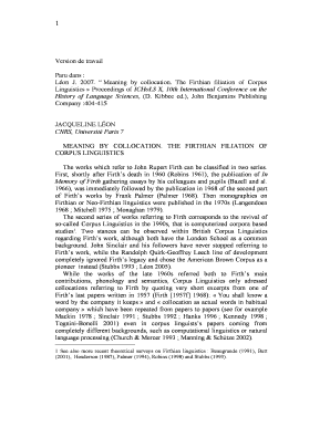 Fillable Online htl linguist univ-paris-diderot Meaning by collocation ...