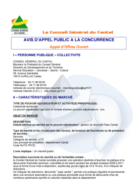Remplissable En Ligne AVIS D'APPEL PUBLIC A LA CONCURRENCE - Conseil G ...