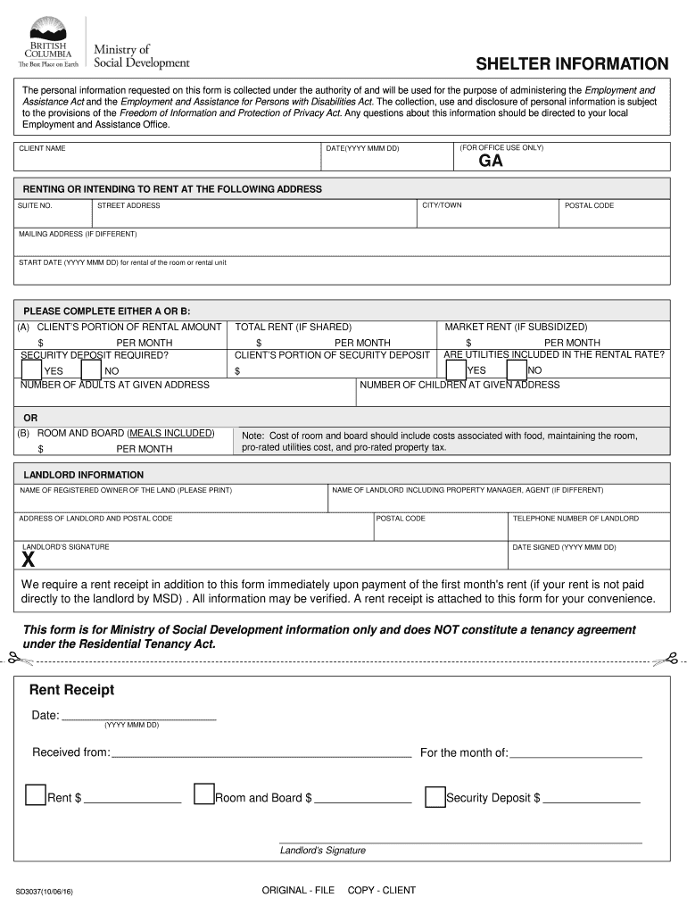 Intent To Rent Form Bc Fill Out Sign Online DocHub