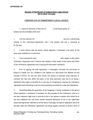 Fillable Online attorneygeneral jus gov on APPENDIX VII Sample of ...