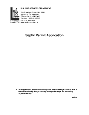 Fillable Online Septic_Permit_Application_Rev_April_09 - The County of ...