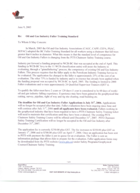 Fillable Online PITS Faller Certification Fax Email Print - pdfFiller