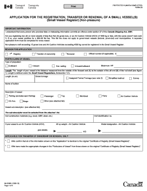 Fillable Online General Information for: APPLICATION FOR THE ...