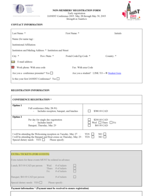 Fillable Online NON-MEMBERS REGISTRATION FORM Fax Email Print - pdfFiller