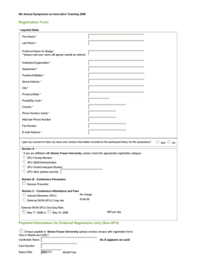 Fillable Online Registration Form - webserver.lidc.sfu.ca - Simon ...