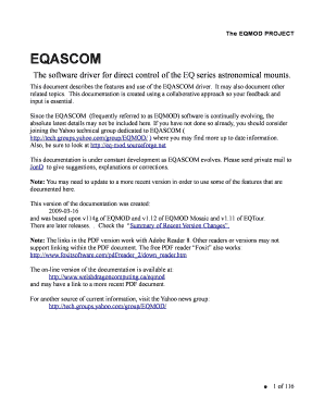 Eqascom - Fill Online, Printable, Fillable, Blank | pdfFiller