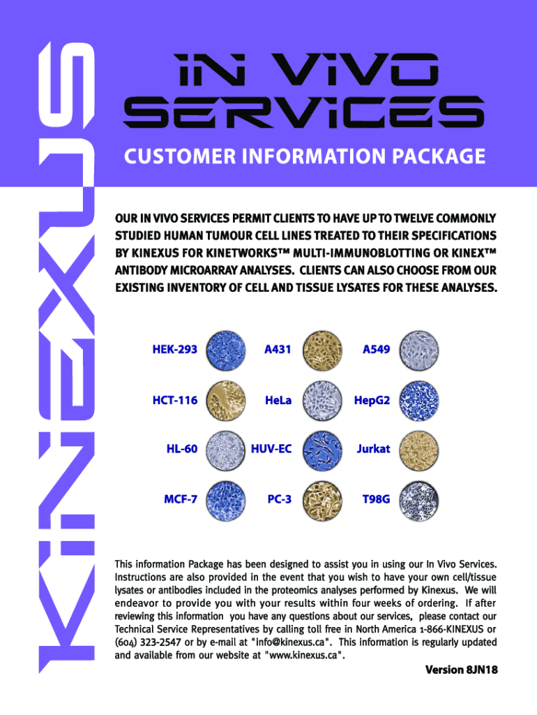 Kinexus Announces the Launch of a New Antibody Microarray: Fill out & sign online | DocHub