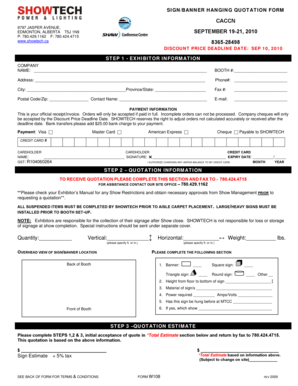 Fillable Online Banner Rigging Order Form Fax Email Print - pdfFiller