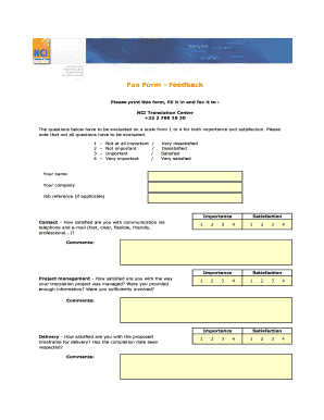 Fillable Online Fax Form - Feedback - NCI Translation Center Fax Email Print - pdfFiller