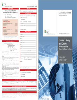 Fillable Online Finance, Funding and Control How to Manage ... - CCH ...