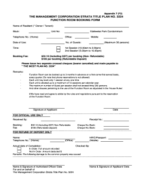 Fillable Online Function rm form 2012 - Edelweiss Park Fax Email Print ...