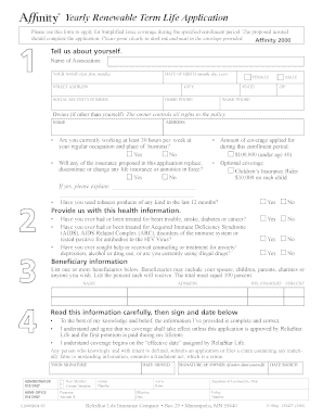 Fillable Online Affinity Application Fax Email Print - pdfFiller