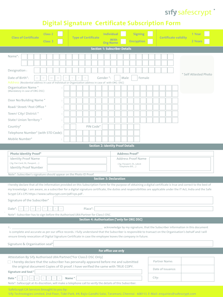 Free Digital Signature Form Pilotstocks