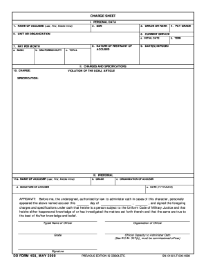 Fillable Online police charge sheet pdf form Fax Email Print - pdfFiller