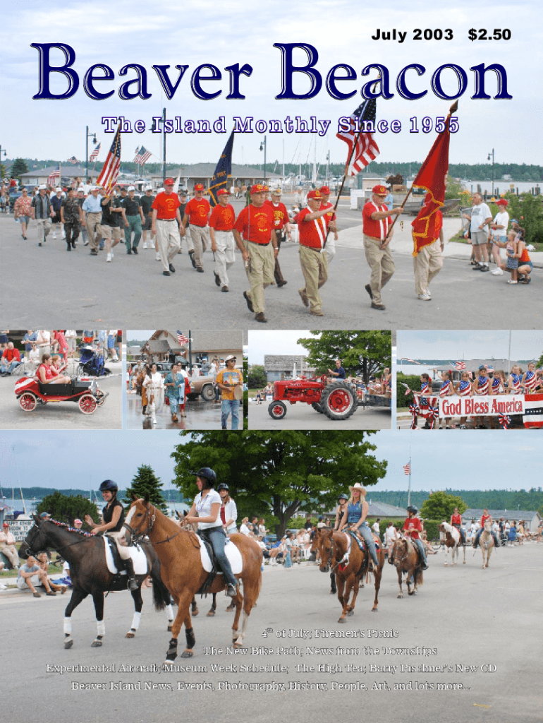 Beaver Island 2003-07 July Beacon Beaver Beacon - the Island Monthly ...