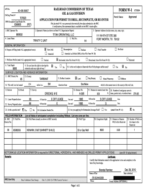 Fillable Online Texas Railroad Commission Permit 2 - Colleyville Fax ...