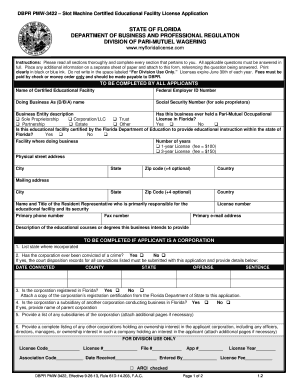 Fillable Online dbpr form 0010 Fax Email Print - pdfFiller