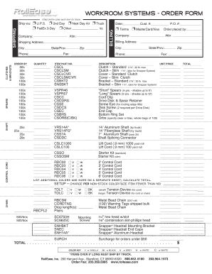 Fillable Online 2010WorkroomOrderForm:2005 Workroom Order Form ...