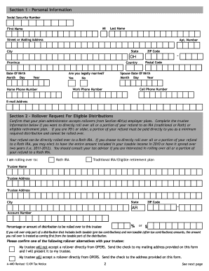 Fillable Online OPERS Member Directed Refund Application Fax Email ...