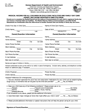 Fillable Online Physical and Immunization Form Fax Email Print - pdfFiller