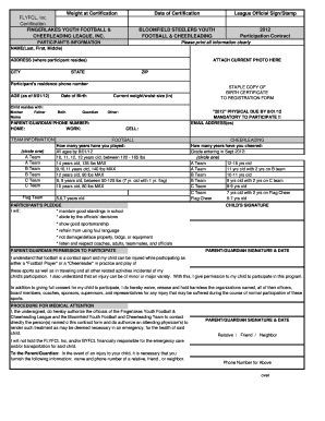 Fillable Online Weight at Certification Fax Email Print - pdfFiller